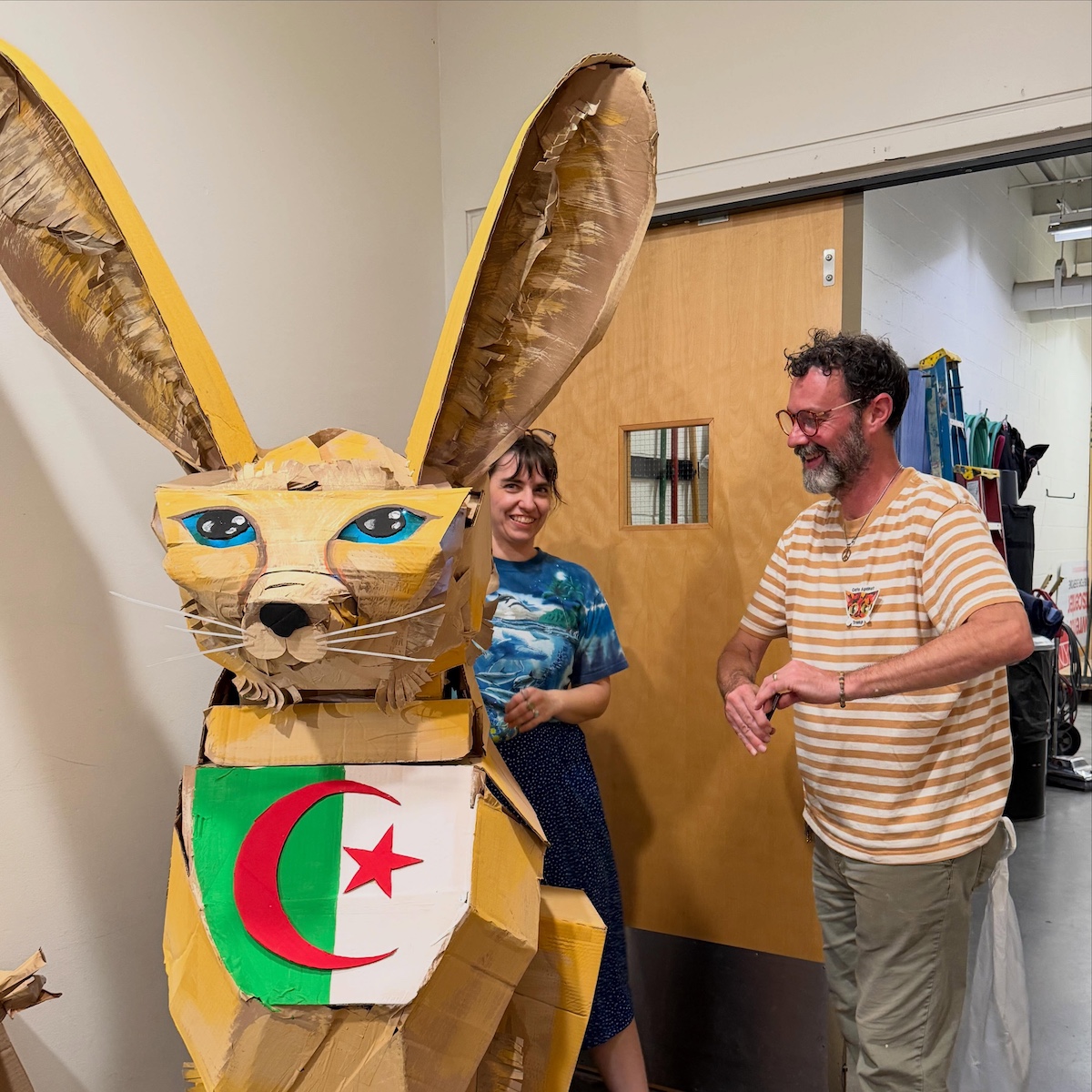 Fennec Fox Makes Debut in Prep for Box City: Algiers - Lawrence Arts Center